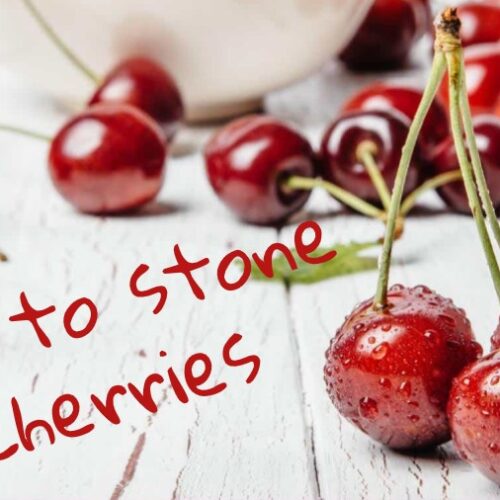 How to Stone Cherries - RecipeMatic