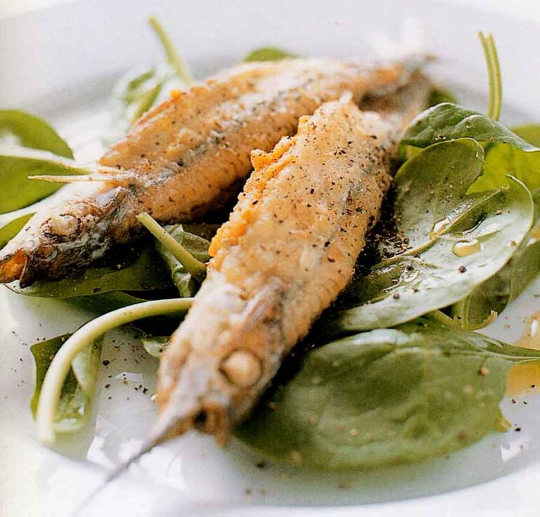 Garfish Filled with Sweet Potato Recipe - RecipeMatic