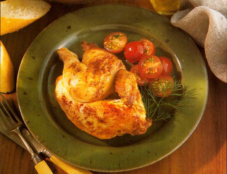 Grilled Poussins with Citrus Glaze (Poussins Grilles) - RecipeMatic