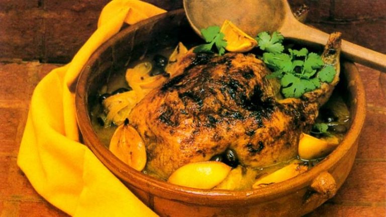 Chicken with Lemons and Olives Recipe | Mediterranean Foods - RecipeMatic