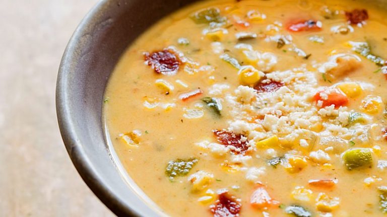 Spicy Corn Chowder Recipe - RecipeMatic